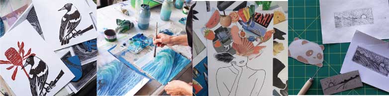 MIXED MEDIA ART SCHOOL – Amanda Davidson Art